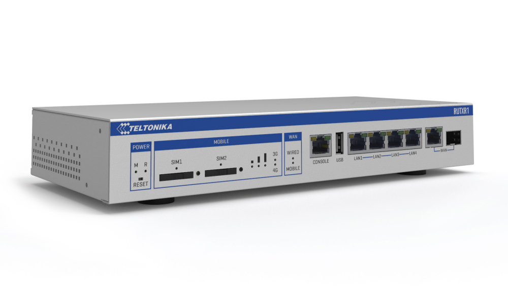 RUTXR1 - Router przemysłowy WiFi SFP 4G/LTE, Dual Sim, RACK - TELTONIKA ...